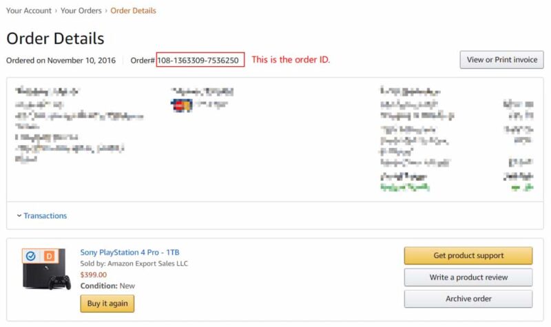 how to find your order ID? – Sosoon