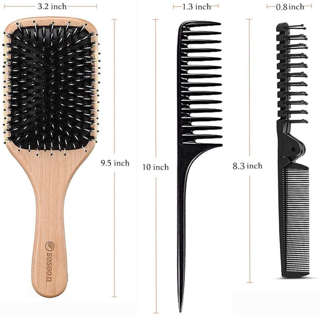 Boar Bristle Hair Brush – Sosoon